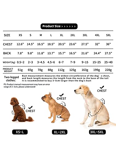 QWINEE Solid Drawstring Dog Hoodie Sweatshirt Dog Shirt Clothes for Small Medium Large Dogs Black M