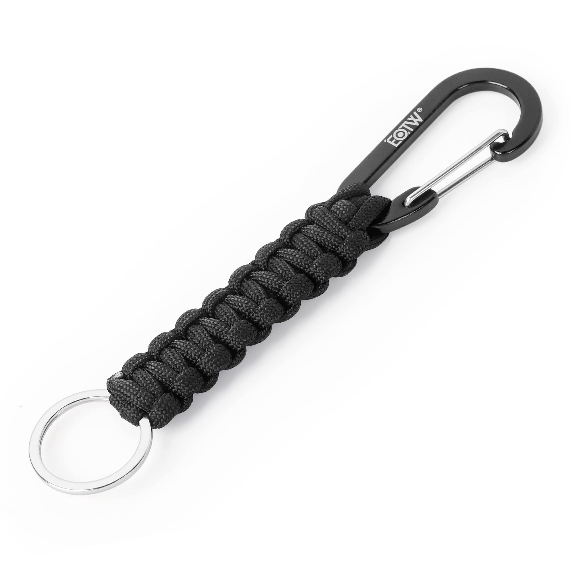 EOTW Carabiner Keychain,Paracord Keychain Small Aluminum Clip D Ring for Camping, Hiking, Fishing, Or As A Key Organizer