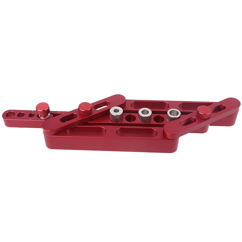 Dowelling Jig Dowels Jig Accessories Self Centering Wood Dowel Hole Drilling Guide Woodworking Three-in-oneTool Dowel Jig Kit