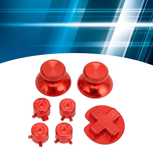 KOSDFOGE Game Controller Metal Buttons D Pad ABXY Cross Aluminum Alloy Repair Buttons Replacement for Switch Pro