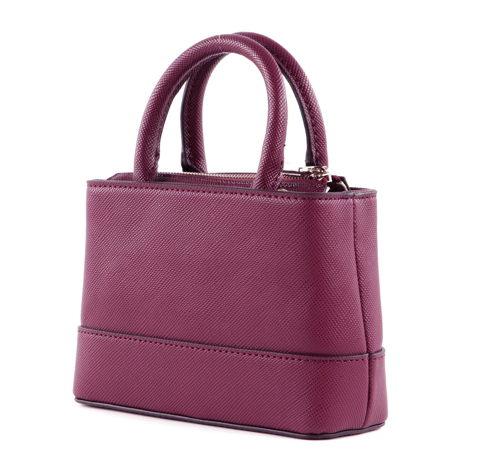 GUESS womens Cordelia Mini Satchel, Burgundy, One size US