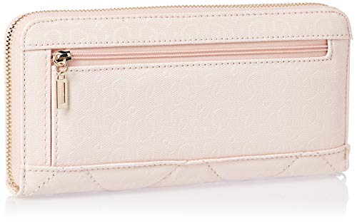 GUESS womens Dilla Large Zip Around Wallet, Blush, One Size US