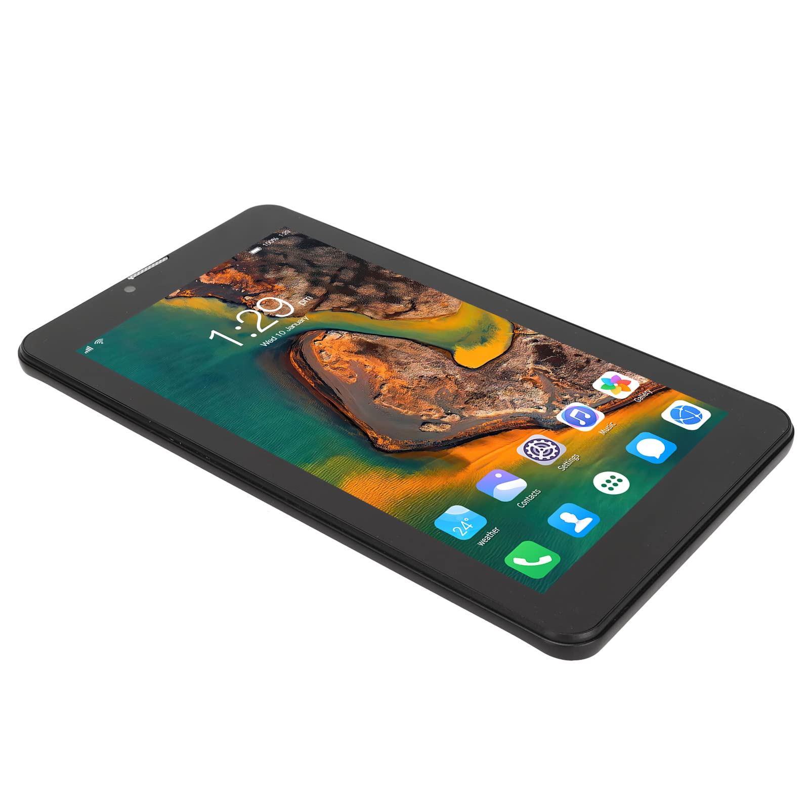 Fydun 32GB Tablet Black, ROM Octa Core 7 Inch IPS 6000mAh 4GB RAM 8MP Camera for Kids Adults 100‑240V EU Plug