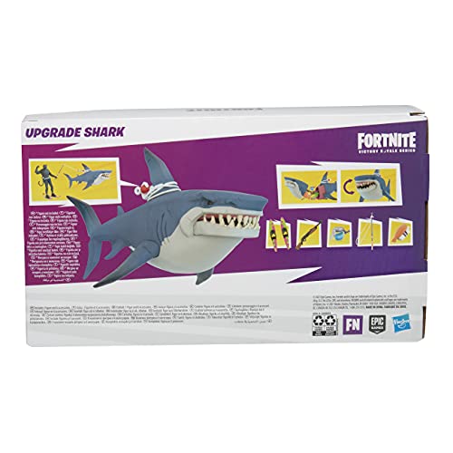 FORTNITE Hasbro Victory Royale Series Upgrade Shark Collectible Action Figure with Accessories - Ages 8 and Up, 6-inch