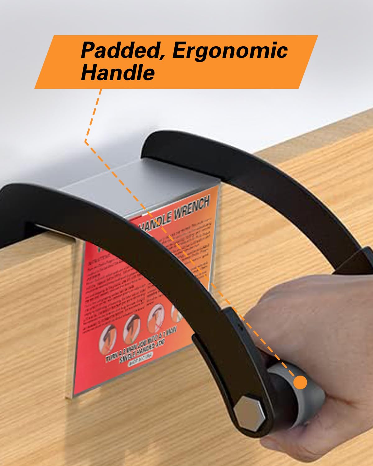 FAHKNS Panel and Plywood Carrier Tool, 0 to 1 Grip Range Sheetrock Gripper Carrying Soft-Grip Handle Gripper Lift for Clamp Wood Board Drywall Lifter Single Hand Adjustable