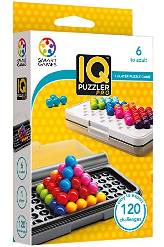 SmartGames IQ Bundles 3D Series: IQ Puzzler Pro & IQ Fit 240 Challenges for Ages 6-Adult