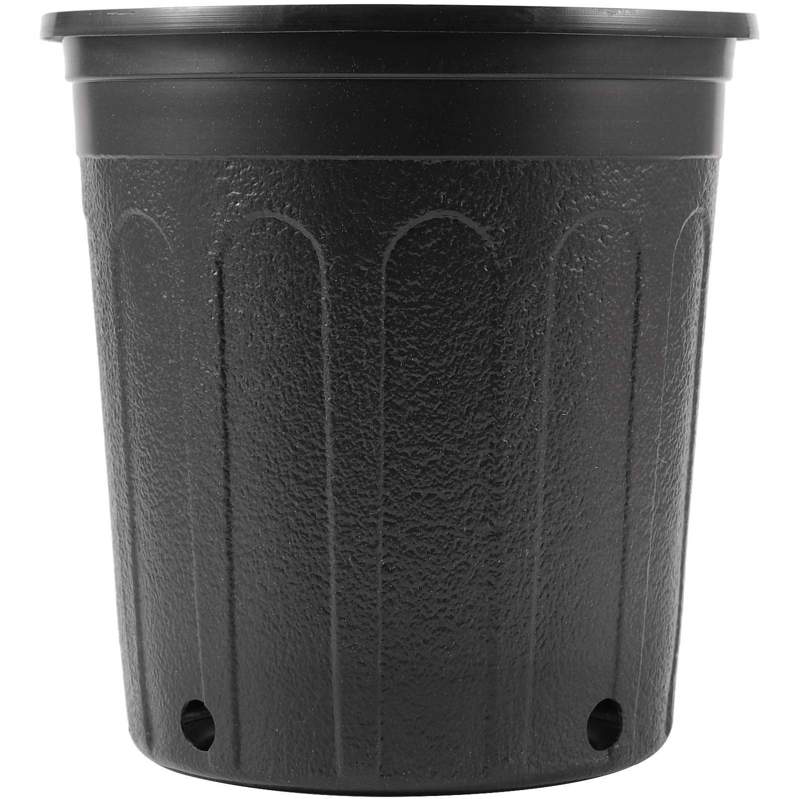 KEILEOHO 25 Packs Plastic Nursery Pots, 1 Gallon Trade Pots, Flower Plant Container Seed Starting Planter Nursery Pot for Seedling, Flower, Vegetable, Succulent and Cutting, 4 Quarts