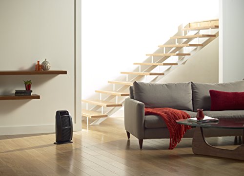 Honeywell HeatGenius Ceramic Heater, Black β Easy to Use Space Heater with Multi-Directional Heating, Digital Controls and Programmable Thermostat