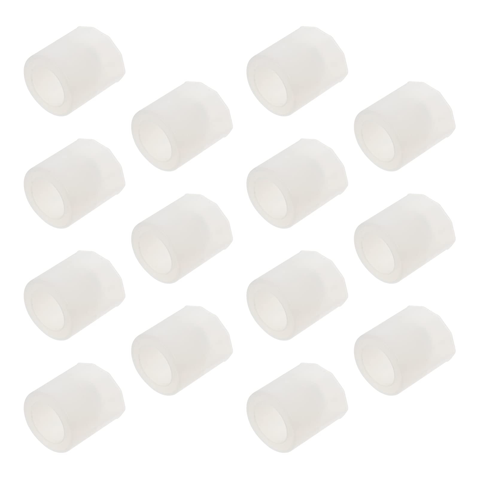 Hemoton Silicone Molds 10Pcs Silicone Shot Glass Mold Glass Ice Cubes Ice Tray Resin Bottle Mold for DIY Cupcake Fondant Ice Cream Desserts Soap Decoration White Resin Molds