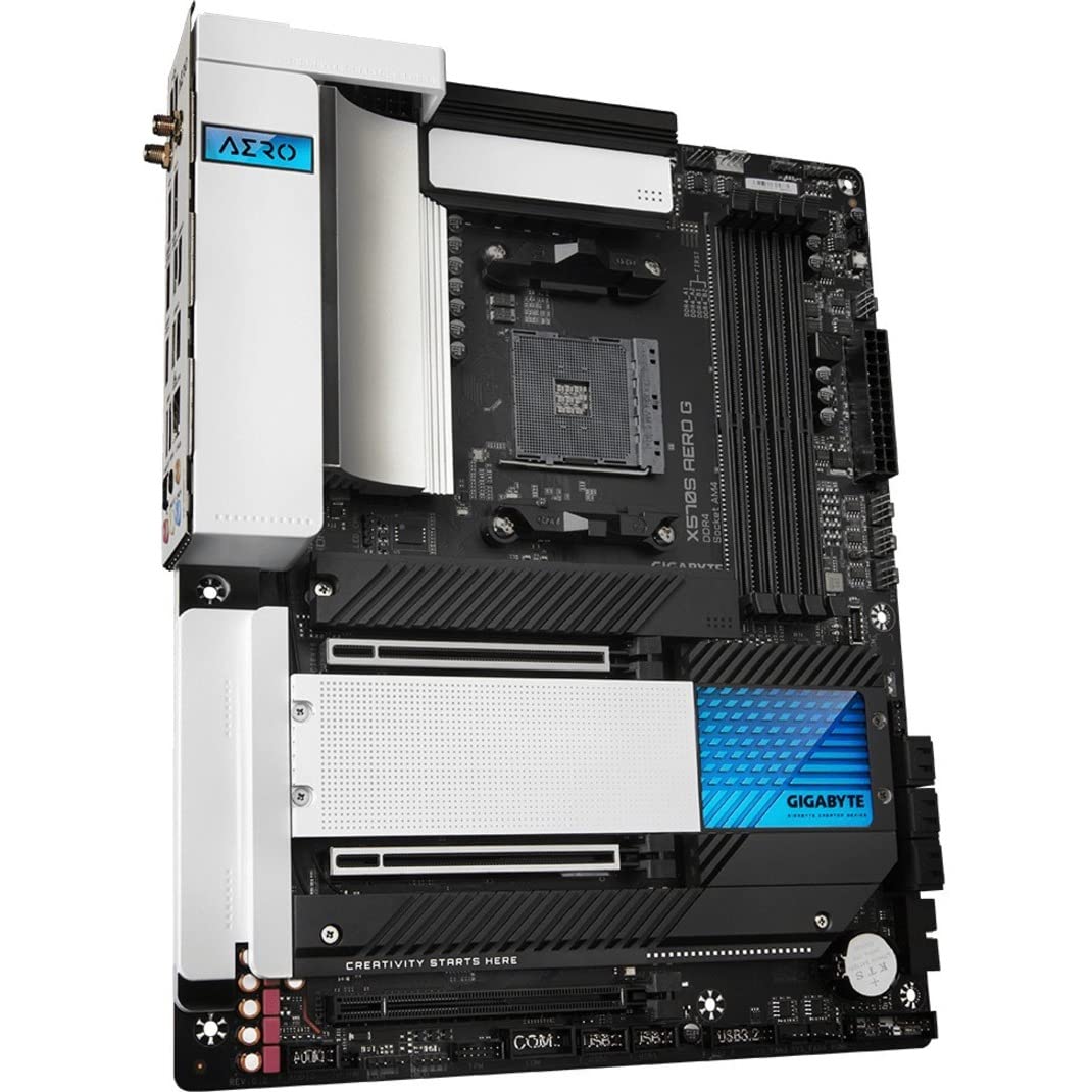 GIGABYTE X570S AERO G (AMD/ X570S/ Ryzen 5000/ ATX/PCIe 4.0/ SATA 20Gb/s/USB 3.2/ Motherboard)