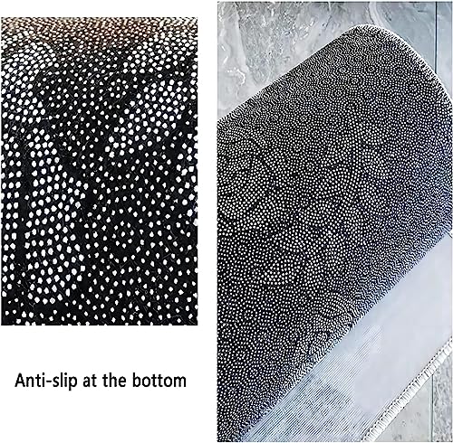 Rainbow Swirl Area Rugs,5x7ft, 3D Printing Three-Dimensional Trap Carpet, Psychedelic Rug, Optical Illusion Carpet, Wave Twisted Rug, Black Light Carpet, for Bedroom, Living Room and Children's Room