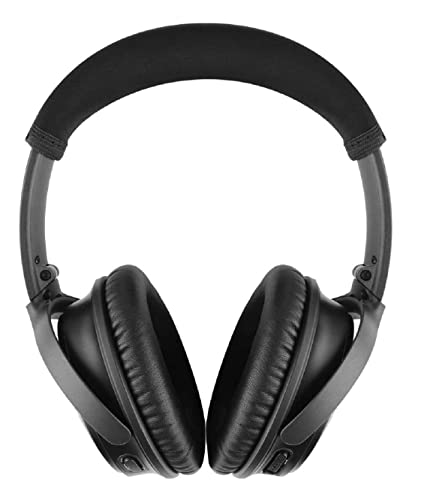 Headband Cover Compatible with Bose QC45 QuietComfort 35 II, QC35, QC25 Headphones,Headband Protector/Cushion Pad/Repair Part (NO-Black)