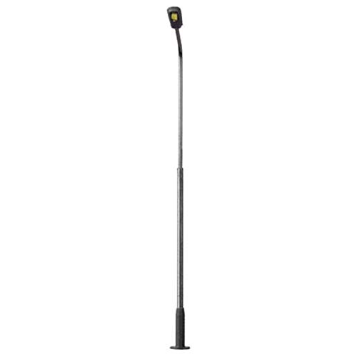 KVSERT 20Pcs Railway 10cm Lamp Post Street Lights HO Scale 1:87 LED 3V Resistors LQS08 Single Head- White