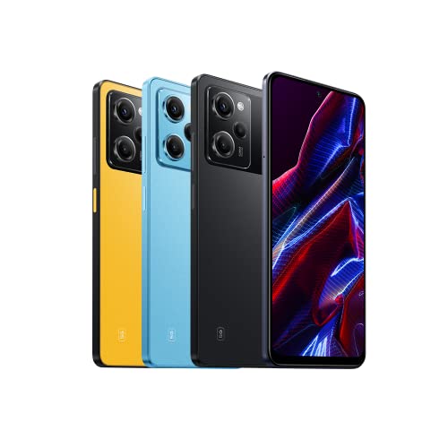 Xiaomi Poco X5 PRO 5G + 4G Volte Global Unlocked 256GB + 8GB GSM 6.67" 108 MP Pro Triple Camera (ONLY Tmobile Mint Tello USA Market) + (Car Fast Car 51W Charger Bundle) (Black (Global Version))