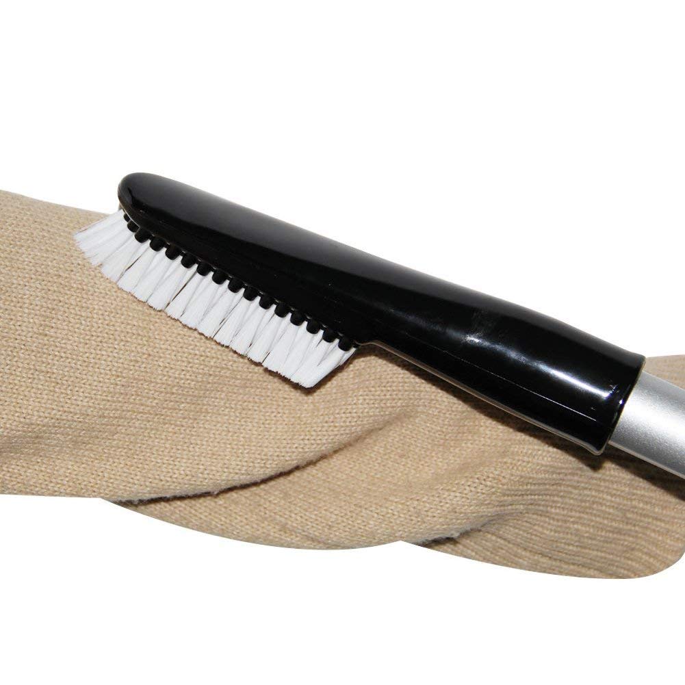 EZ SPARES 1.25'' 32mm Lint-Clean Elongated Universal Vacuum Dusting Soft Bristle AUT Brush for Clothes Woolen Overcoat Fabric Surfaces and Furniture for Dirt Devil Elecrrolux Panasonic