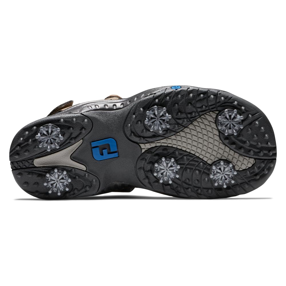 FootJoy Men's Golf Sandals Shoes, Dark Taupe, 9