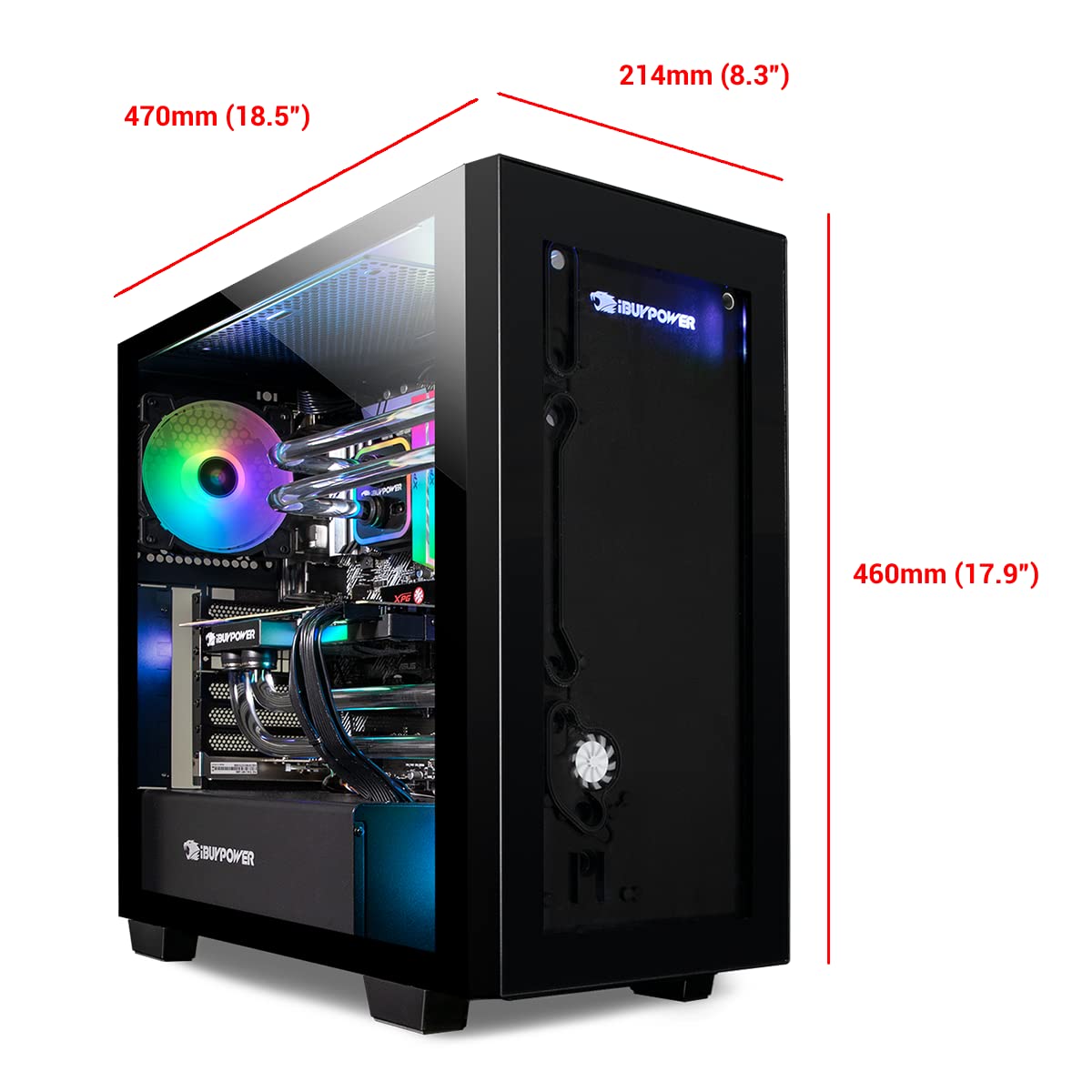 iBuyPower Pro Gaming PC Computer Desktop ElementCLI7N3701 (Intel i7 13700KF 3.4GHz, GeForce RTX 3070 8GB, 32 GB DDR5 RAM, 2TB NVMe SSD, WiFi Ready, Windows 11 Home)