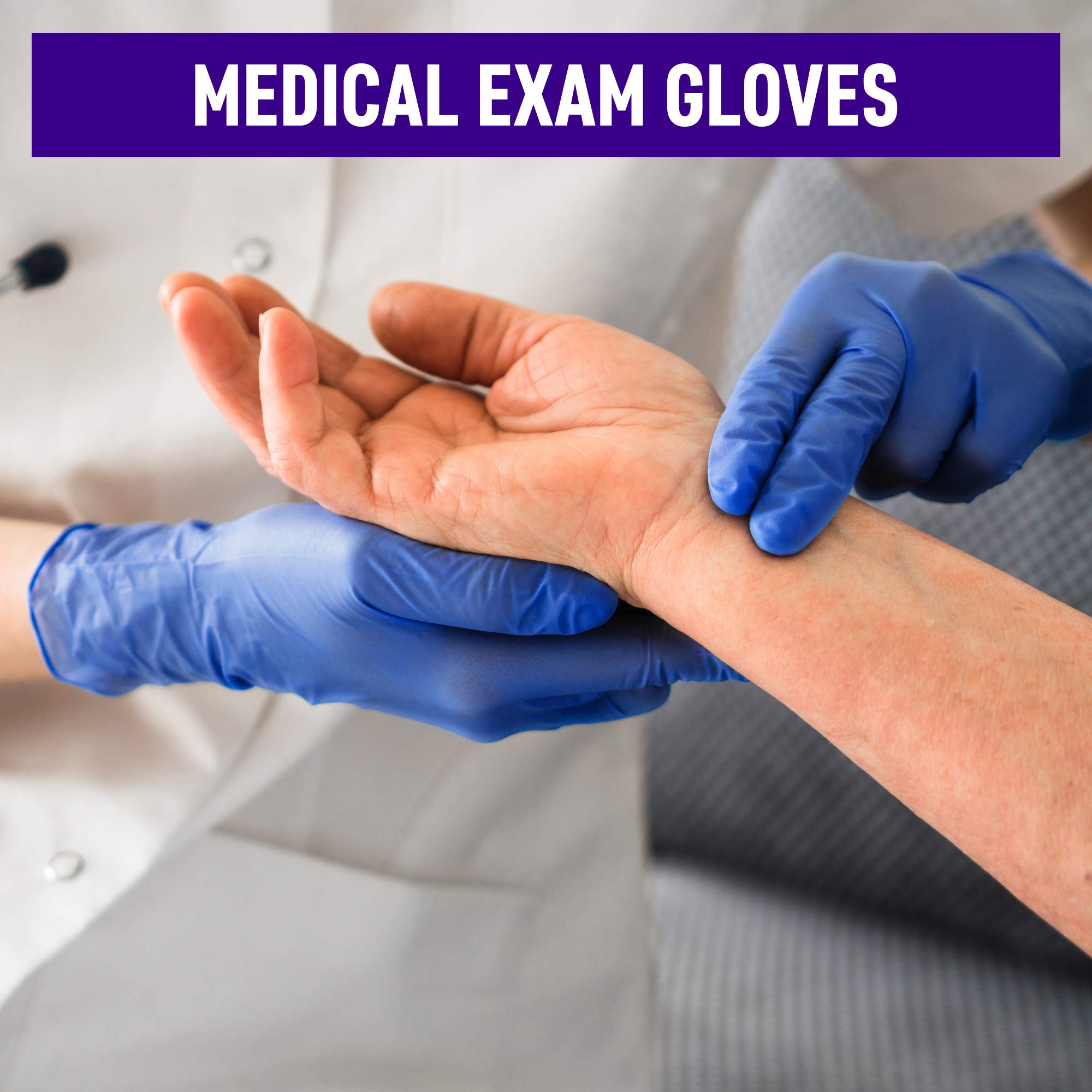 Dre Health Synthetic Nitrile Disposable Gloves Small -100 Pack -Latex Free Medical Gloves