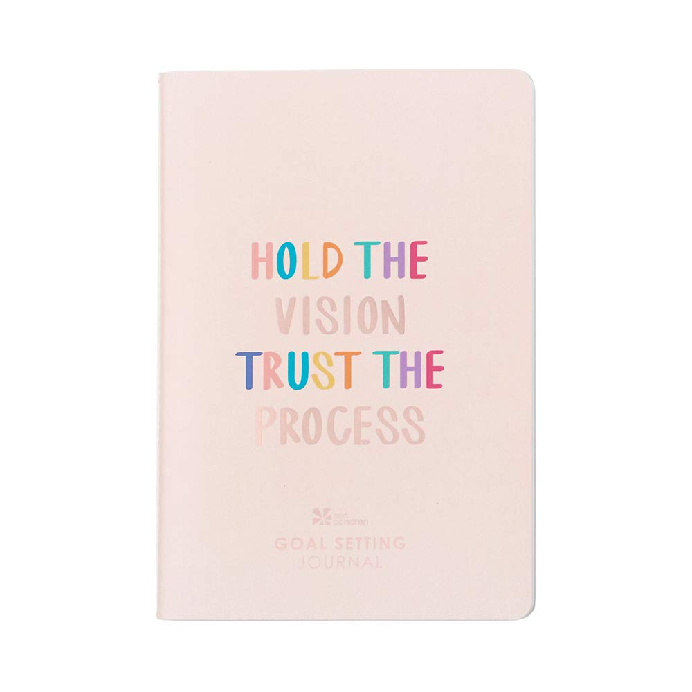 Erin Condren Designer Petite Planner - Goal Setting Journal Edition 2 with Illustrative, Functional, Cute Sticker Pack That Includes Inspirational Quotes for Customization