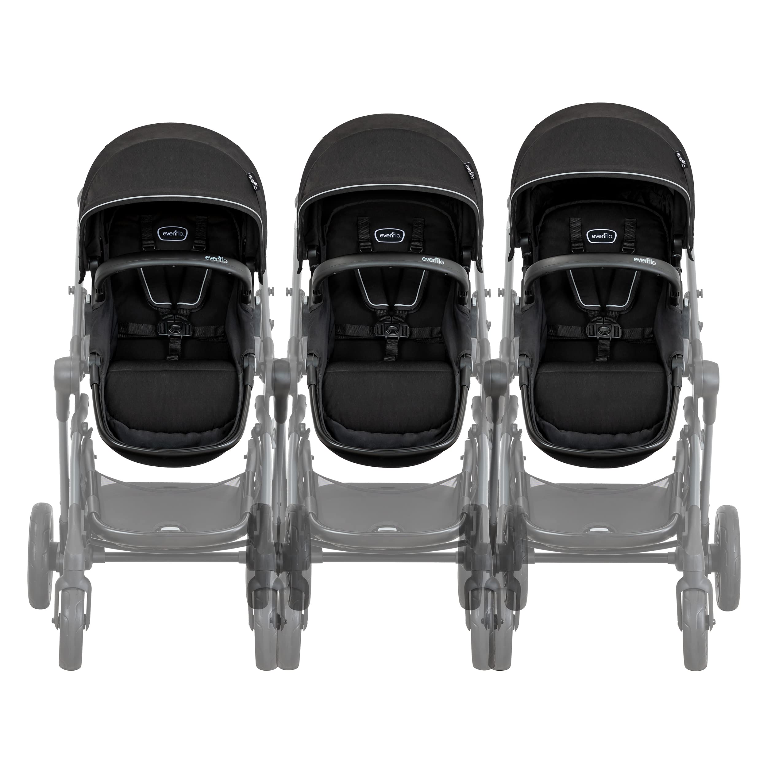 Evenflo Pivot Xpand Second Seat (Percheron Gray)