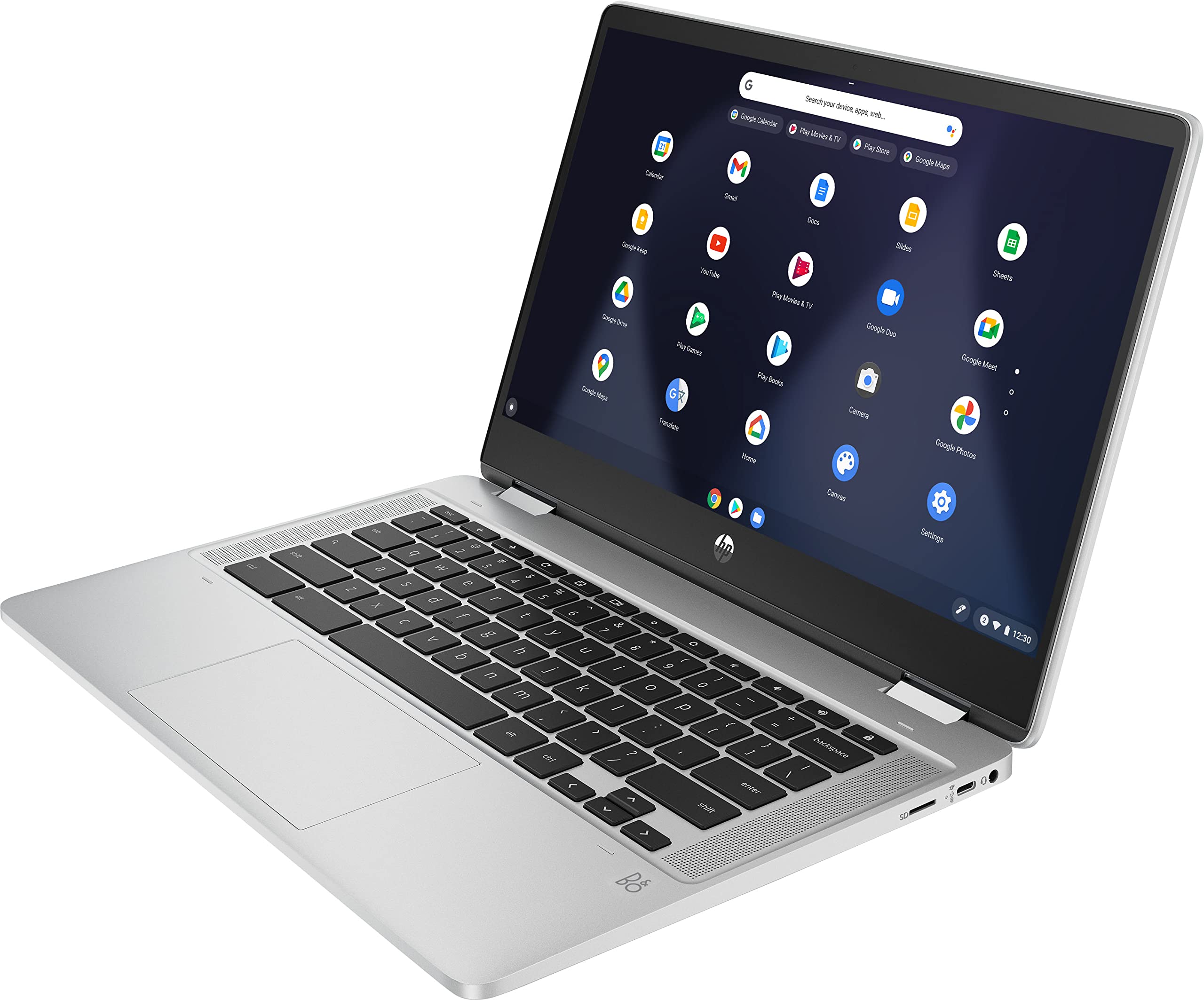 HP 2022 Newest X360 2-in-1 Chromebook 14" HD Touchscreen, Intel Celeron N4500(Up to 2.8GHz), 4GB DDR4 RAM, 32GB eMMC, WiFi, Bluetooth, Webcam, USB Type-C, Chrome OS, Silver