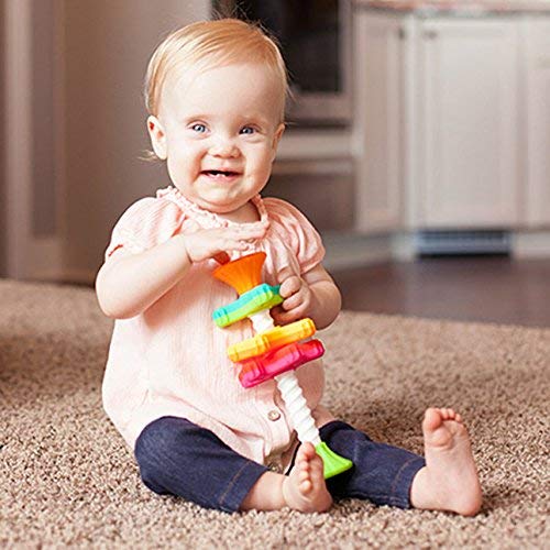 Fat Brain Toys MiniSpinny & Whirly Squigz Baby Toys