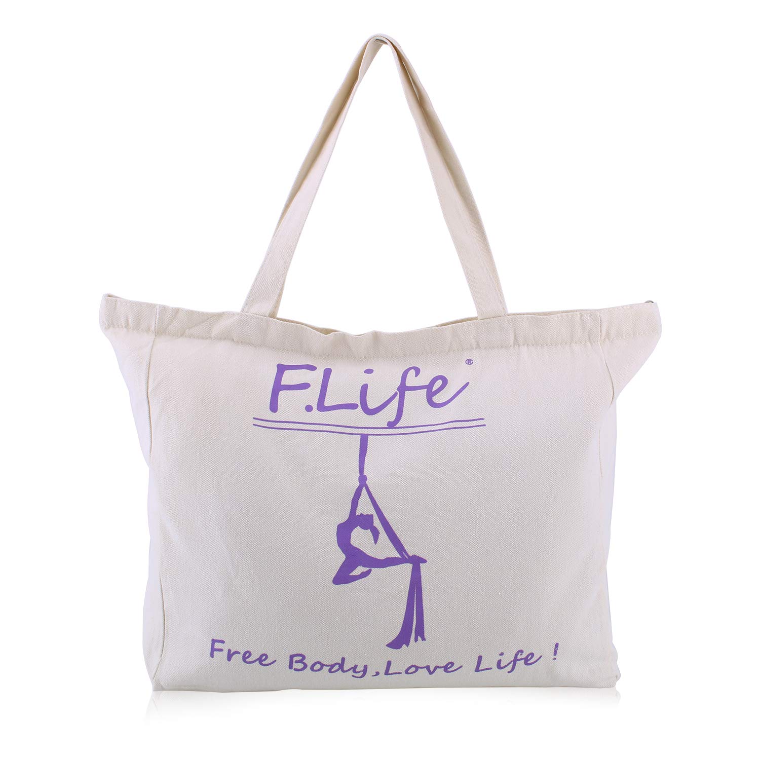 F.Life Aerial Silk Yoga Hammock Strater Kit -10 Yards For Flying Yoga (White)