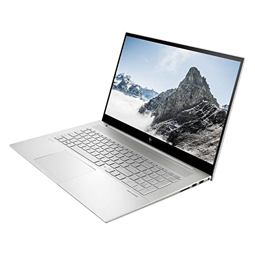 HP Envy Laptop, 17.3" FHD Touchscreen, 12th Gen Intel Core i7-1255U Processor, 32GB RAM, 512GB SSD, Webcam, Fingerprint Reader, Backlit Keyboard, HDMI, Wi-Fi 6, Bluetooth, Windows 11 Home, Silver