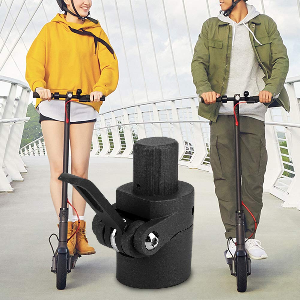 electric scooter folding pole base,Electric Scooter Folding Pole Base for Xiaomi,Electric Scooter Pole Base Replacement Spare Parts Folding Pole Base Spare Parts for M365 Electric Scooter Black