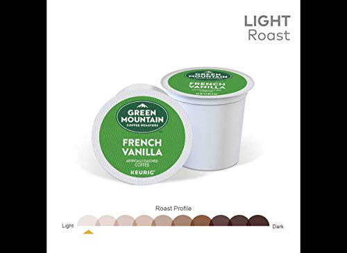 Green Mountain Coffee, French Vanilla, Single-Serve Keurig K-Cup Pods, Light Roast Coffee, 48 Count (2 Boxes of 24 Pods)