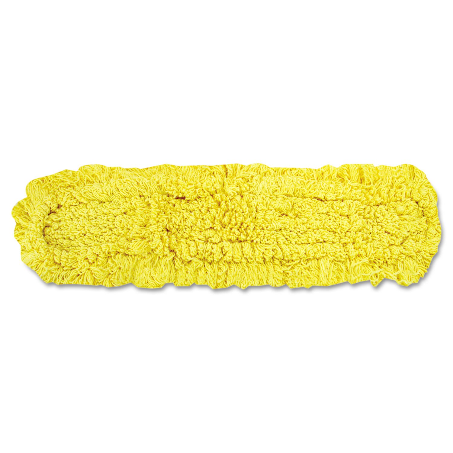 Rubbermaid Commercial Products Trapper Floor Dust Mop Head Refill, 48-Inch, Yellow, Cotton, Use for Janitorial Maintenance/School/Lunchroom/Office Building Cleaning