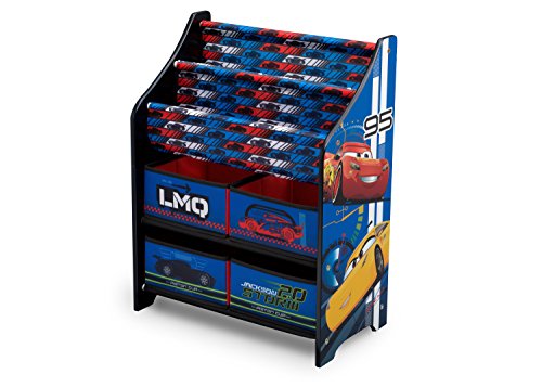 Disney/Pixar Cars Book and Toy Organizer by Delta Children, Greenguard Gold Certified