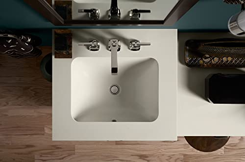 KOHLER 20000-0 Caxton Rectangle Undermount Bathroom Sink, 20-1/4" W x 15-11/16" L, White