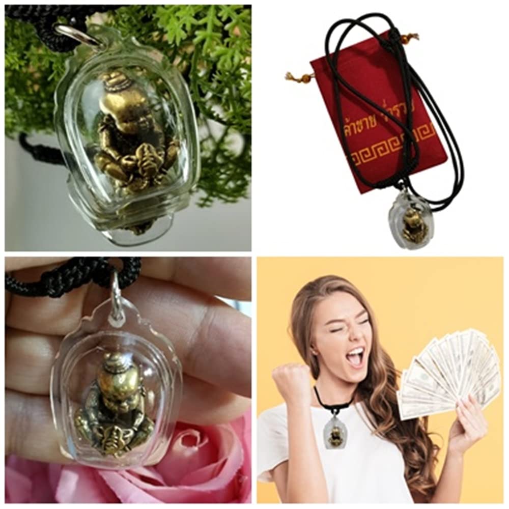 Heavens Tvcz Thai Buddha Kuman Thong Bless Baby Case Waterproof Plastic Pendant Talisman Powerful Magic LP Asian People Believe Wealth
