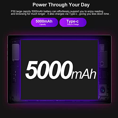 lennis 4G LTE Tablet, 10.1 Inch IPS 100‑240V 4GB 64GB Dual SIM Dual Standby 10.1 Inch Tablet Octa Core for Study (UK Plug)
