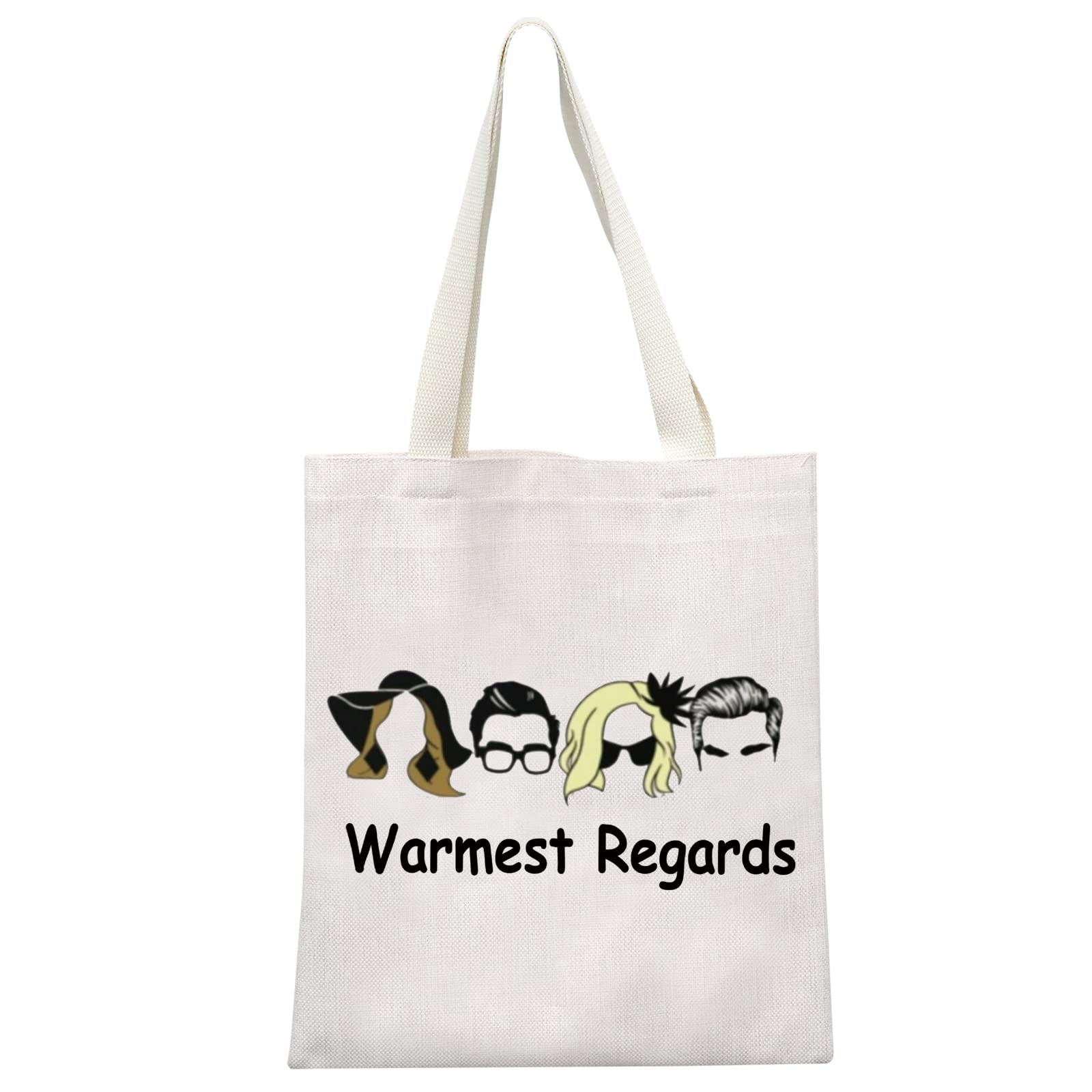 GJTIM Creek TV Show Inspired Makeup Bag Warmest Regards Rose David Fans Gift (Warmest Regards Tote)