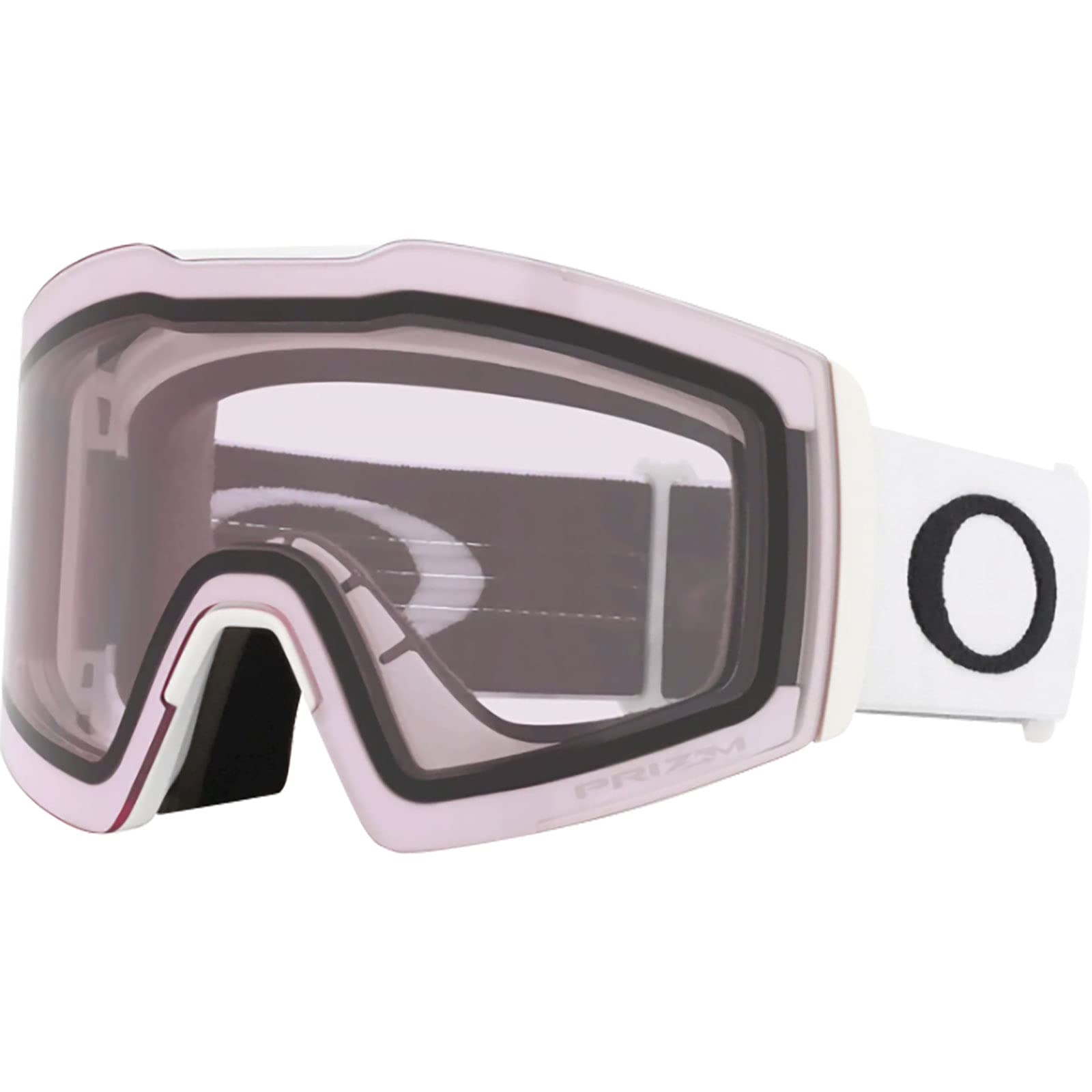 Fall Line L Prizm Goggles, Matte White/Prizm Clear, One Size