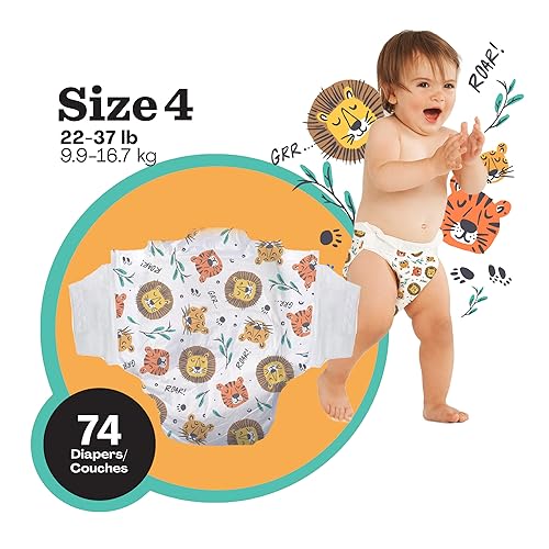 Hello Bello Club Box Diapers -Bolt Babes & Woodland Animals - Size 4 (74ct)