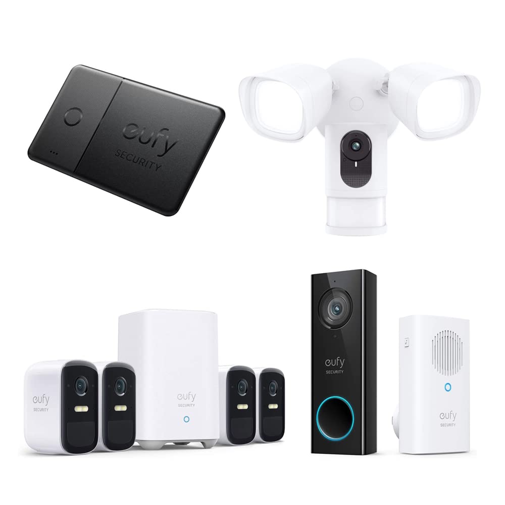 eufy Security, SoloCam E20, Wireless Standalone Outdoor Security Camera, WiFi, Wire-Free, 1080p, IP65 Weatherproof, Night Vision, Local Storage, No Monthly Fee