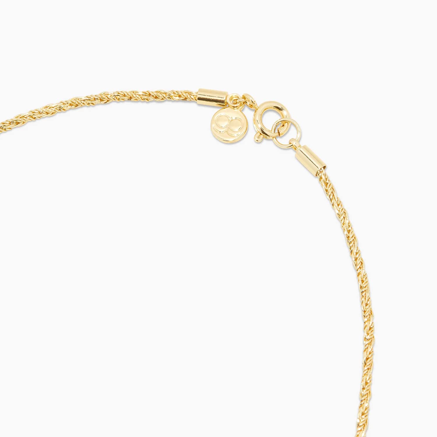 gorjana Women's Marin Knot Necklace, 18K Gold Plated, 16" Rope Chain