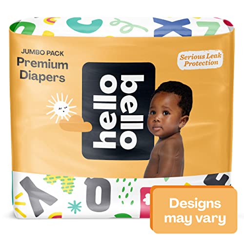 Hello Bello Premium Baby Diapers Size 2 I 120 Count of Disposable, Extra-Absorbent, Hypoallergenic, and Eco-Friendly Baby Diapers with Snug and Comfort Fit I Surprise Boy Patterns