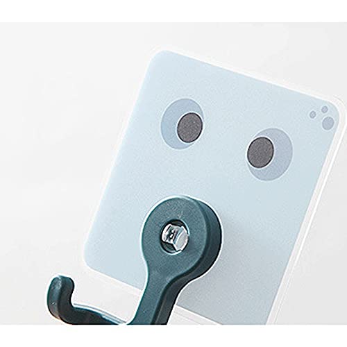 GOOFFY Door Metal Hooks for Hanging Shower, Bathroom, Kitchen, Glass Door, Mirror, Ceramic Tile Suction Cup Hook-no Punching, Double headhooks Hanger