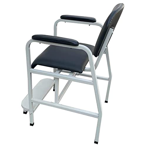 Helsevesen Heavy Duty Steel Frame Hip High Chair with Comfortable Padded Seat,Weight Capacity 500lbs