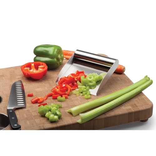 HIC Kitchen Food Scoop, 18/8 Stainless Steel, 6-inch