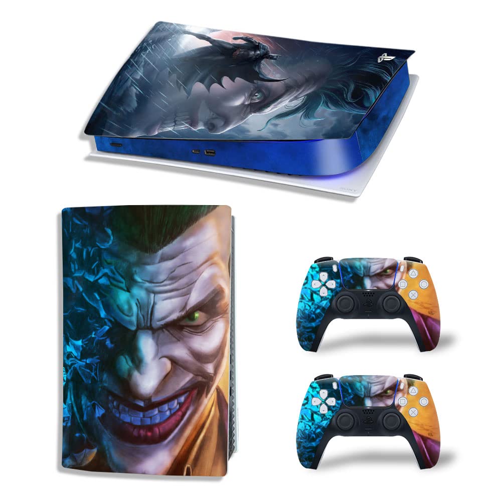 InnaGeek - Protective Skin Sticker Vinyl for PS5 Digital Edition Joker