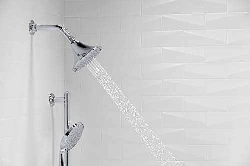 Kohler K-22169-G-CP Forte 1.75 GPM Multifunction Showerhead with Katalyst Air-Induction Technology, Polished Chrome