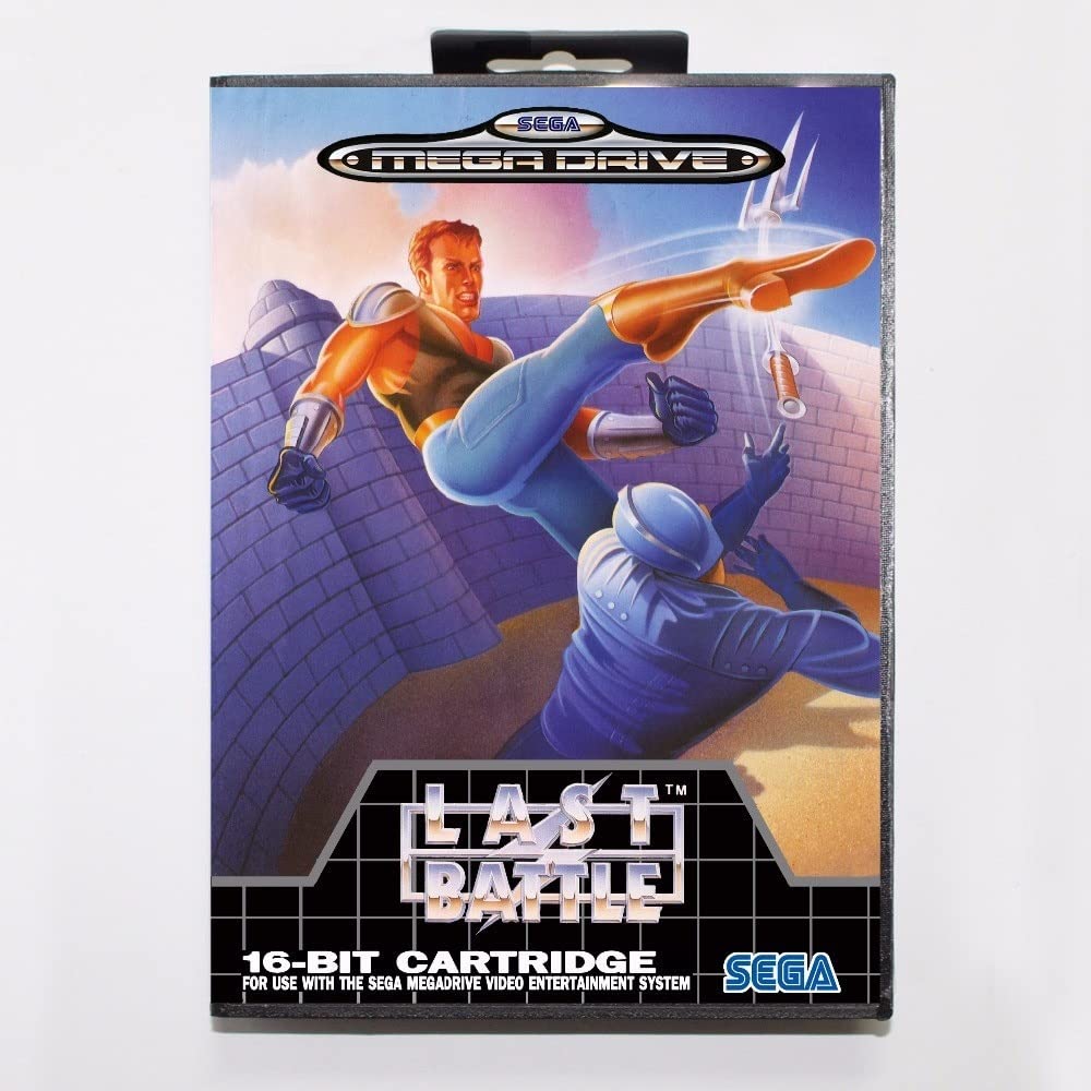 Last Battle Game Cartridge 16 Bit MD Game Card With Retail Box For Sega Mega Drive For Genesis (Black)