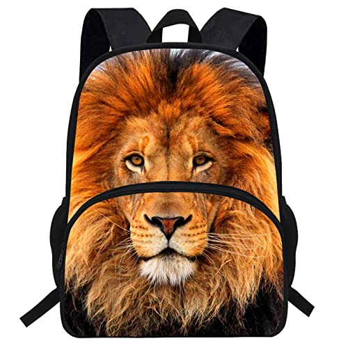 VEEWOW 16-Inch Popular Girls Animal Backpack Lion King Bag Boys Daypack Child Schoolbag (D1040b)