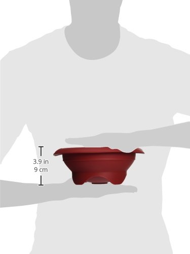 HIC Kitchen Rose Levy Beranbaum’s Baking Bowl Double Boiler, European-Grade Silicone, Red, 1.5-Quarts (6-Cups) Capacity