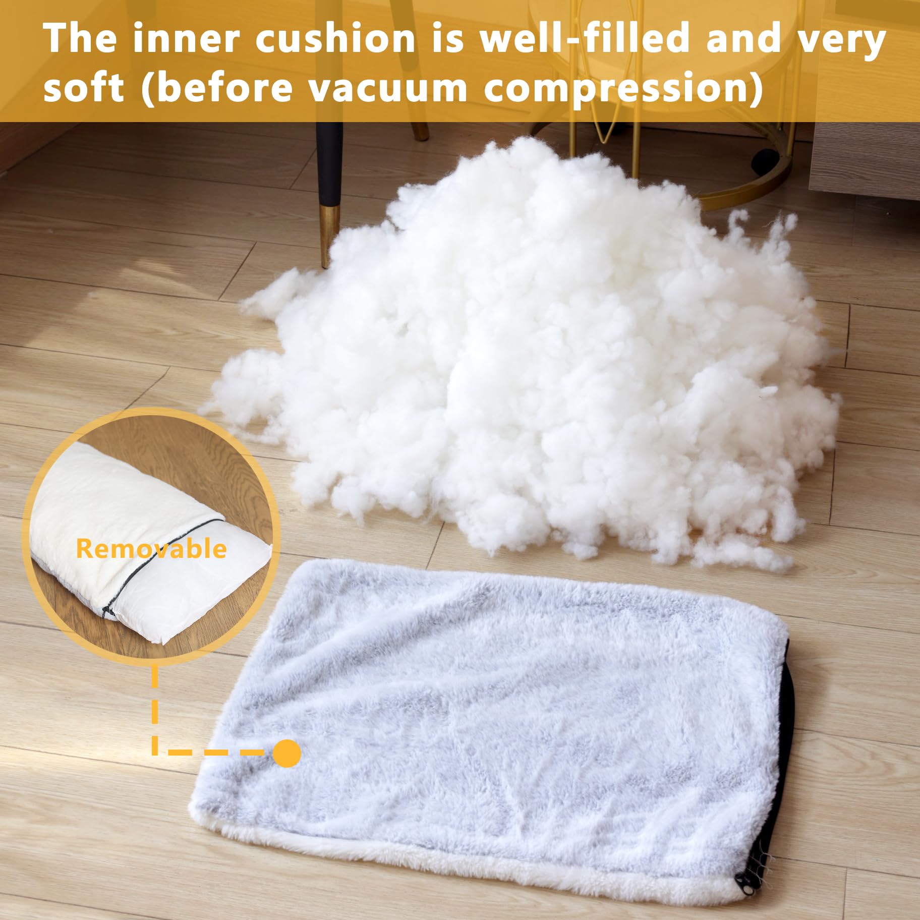 OMLIVLIES cat Bed cave-cat beds for Indoor Cats,Soft and Comfortable Cute cat Bed,cat House,with Removable Washable Cushioned Pillow,Enclosed cat Bed,Kitty cat hut、Hideaway,Small Dog Tent Grey